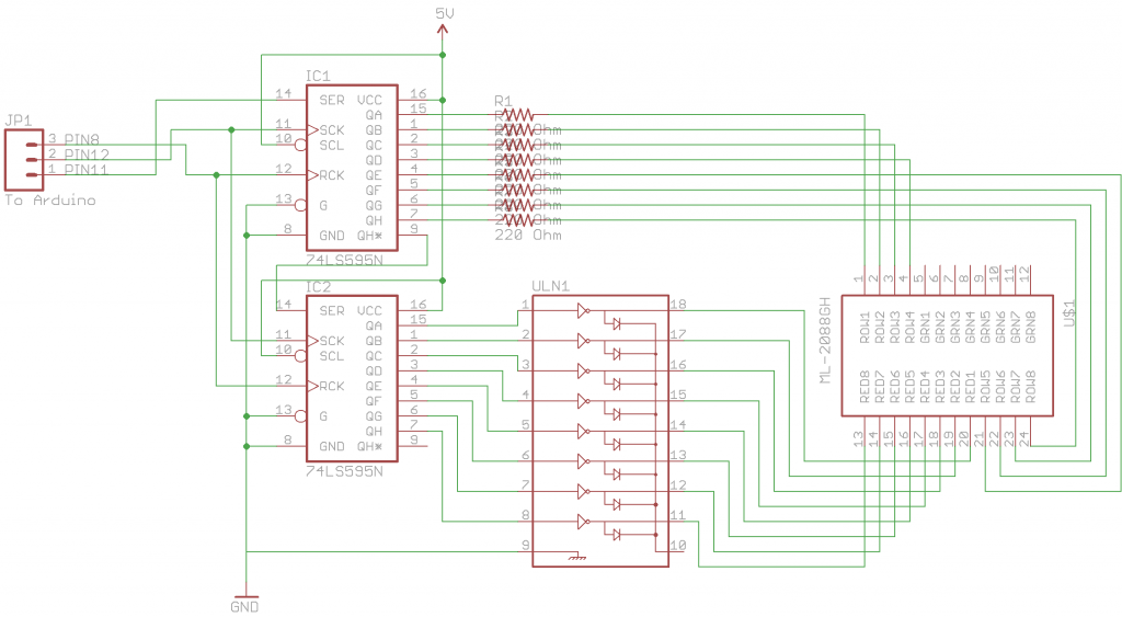 Fun with 8×8 LED Matrix « insideGadgets