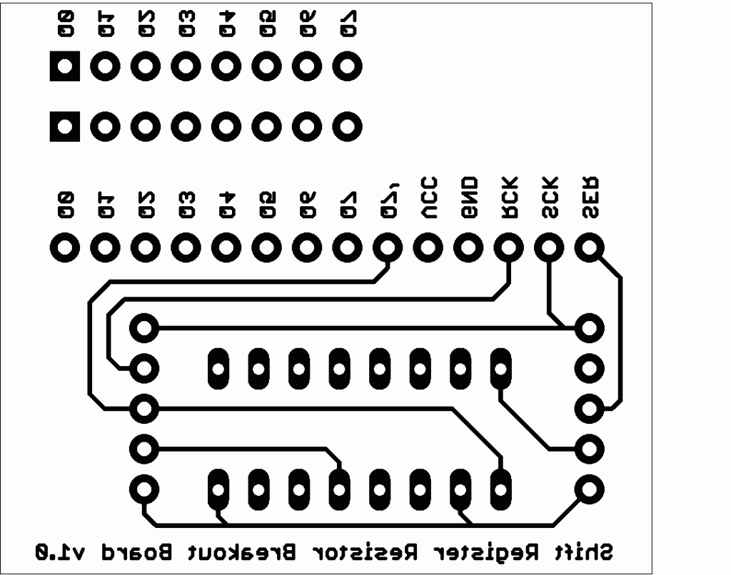 595 Shift Ease – 74HC595 Shift Register Breakout Board « insideGadgets