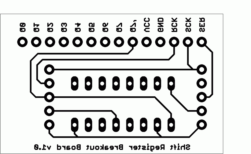 595 Shift Ease – 74HC595 Shift Register Breakout Board « insideGadgets
