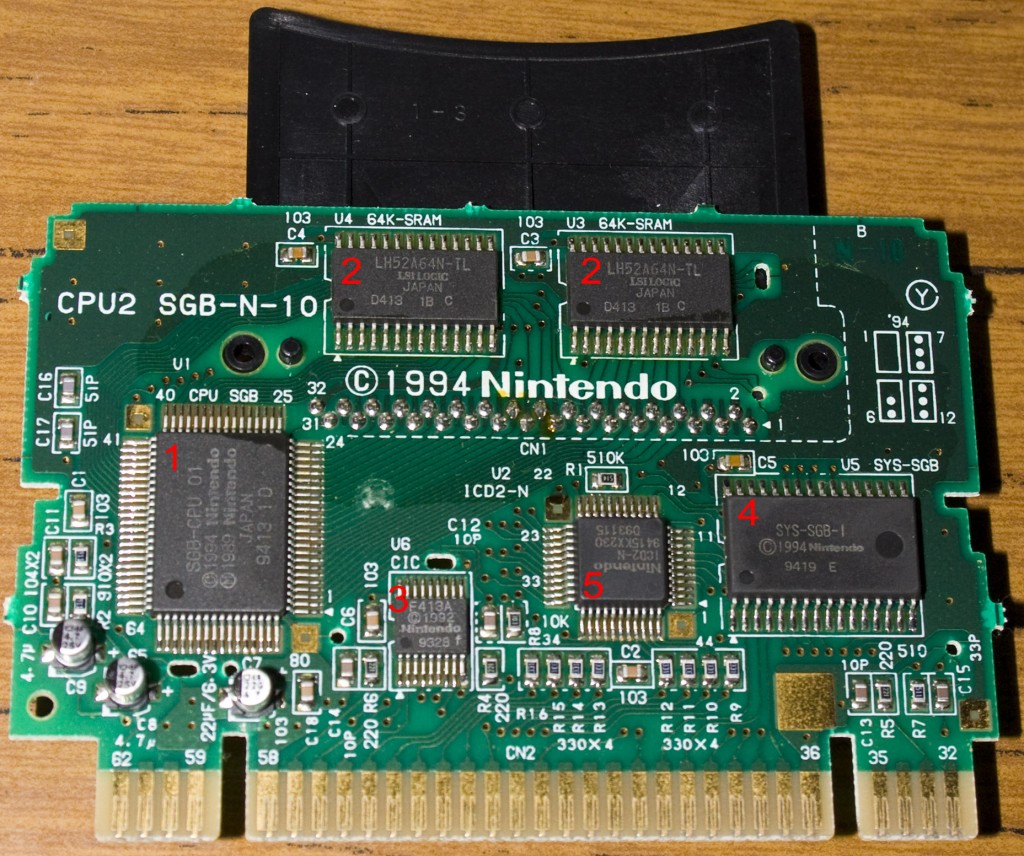 Inside the Super Gameboy SNES Adapter « insideGadgets