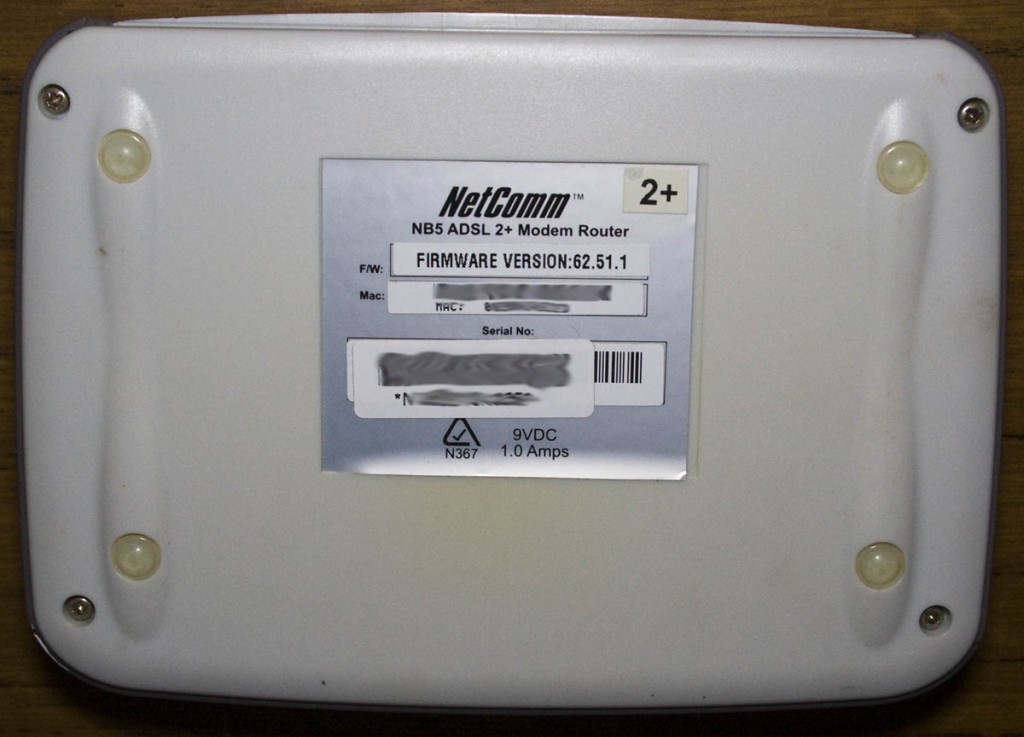 Inside the Netcomm NB5 ADSL2+ Modem Router (Dated 2005) « insideGadgets