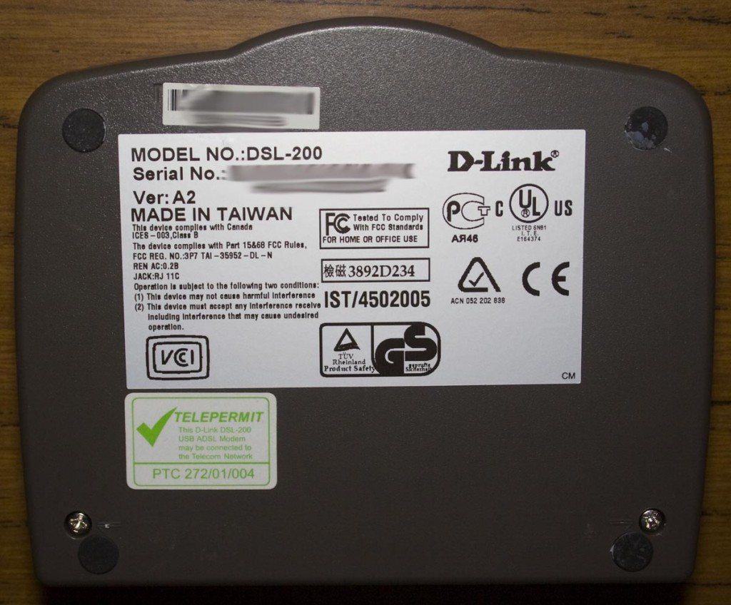 Inside the D-Link DSL-200 ADSL USB Modem (Dated 2002) « insideGadgets