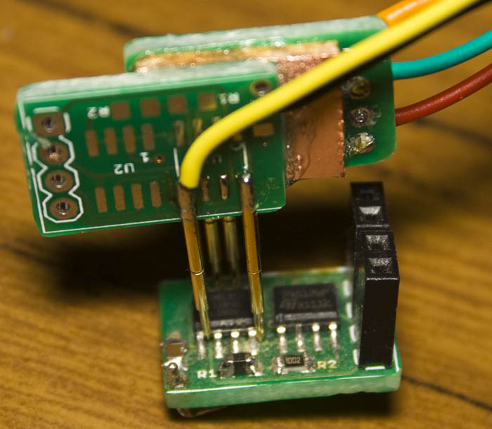 ATtiny25 Tiny Temperature Logger updated to v1.1 and 2.0 plus Pogo pins ...