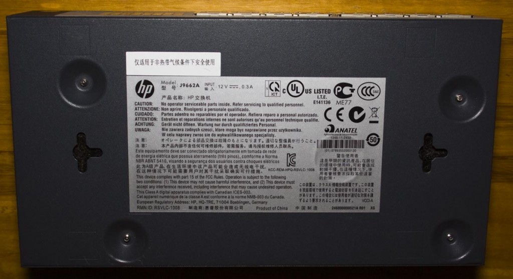 Inside the HP 1410 16 Port 10/100 Switch (Dated 2013) « insideGadgets