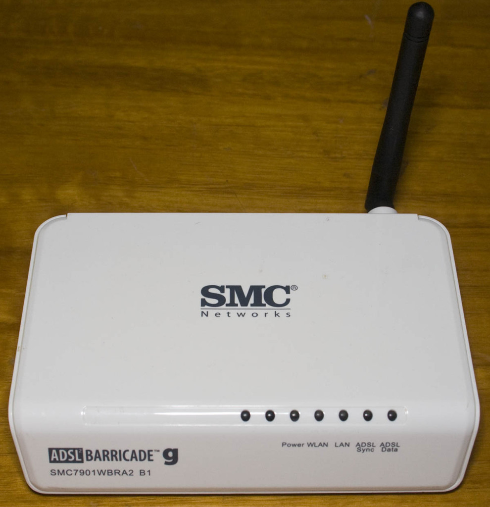 Inside the SMC Networks ADSL2/2+ Barricade G Wireless Modem/Router (MFG ...