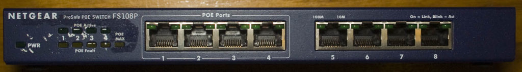 Inside the Netgear FS108P ProSafe 8 Port 10/100 Switch with 4 Port POE ...