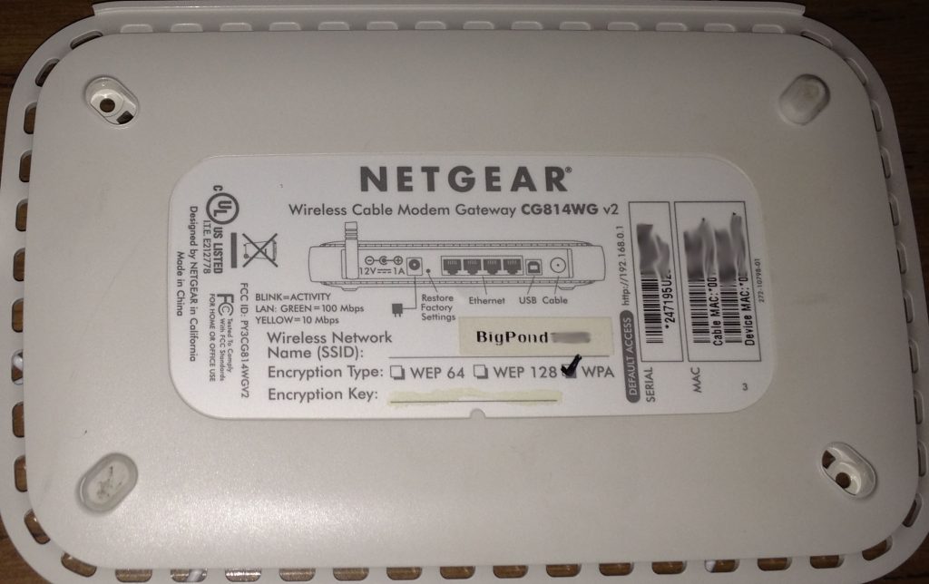 Inside the Netgear Wireless Cable Modem Gateway CG814WG v2 « insideGadgets